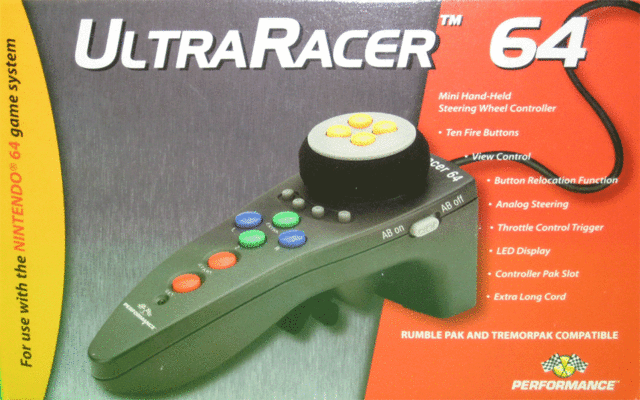N64 Ultra Racer 64 Controller - retroplay